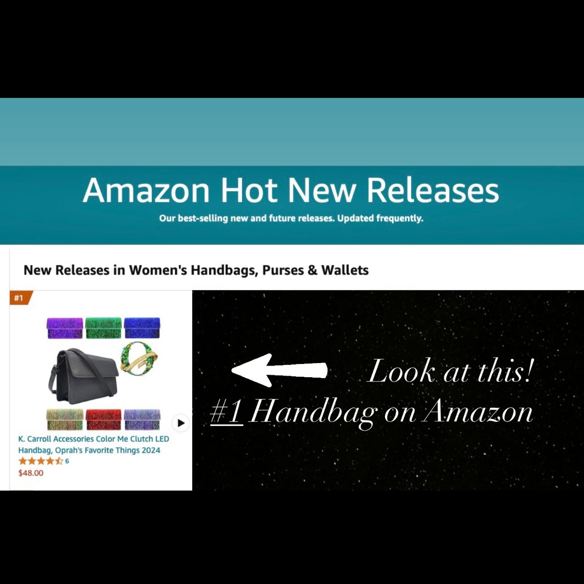 #1 New Release Handbag on Amazon! – K-Carroll.com